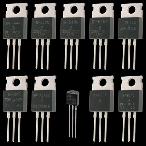 Snapklik.com : 10 Values 70 Pcs Logic Level PMOS NMOS Kit MOSFET ...