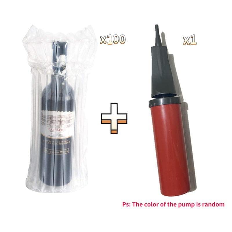 Snapklik.com : 100Pcs Wine Bottle Protector Bubble Bags Anti-Shock ...