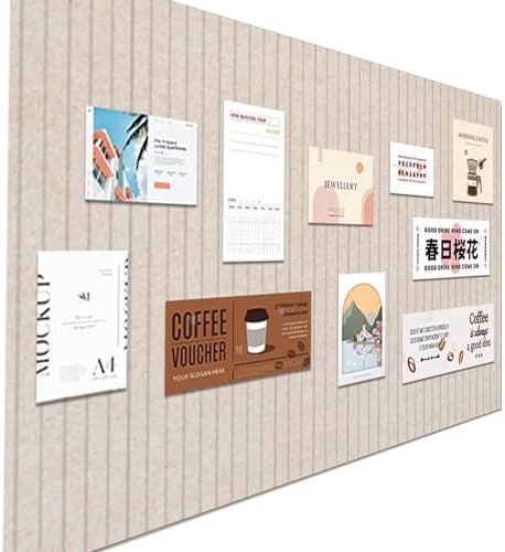 Large Felt Wall Tiles Cork Boards for Office, 90x60CM Felt Bulletin ...