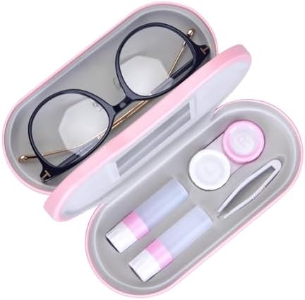 Amazon.com: Muf 2 in 1 Double Sided Portable Contact Lens Case and ...
