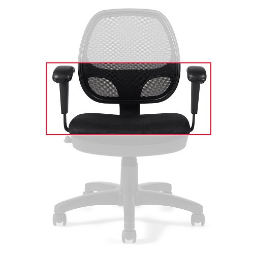 Amazon.com: C&H Adjustable-Height Arm Kit for Mesh Back Task Chairs ...