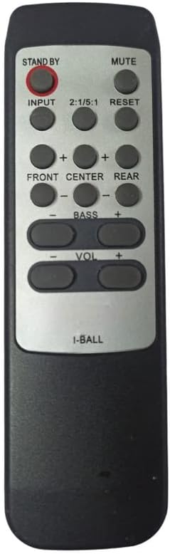 EHOP Compatible Remote Control for Iball 5.1 Home Theater System (Old ...