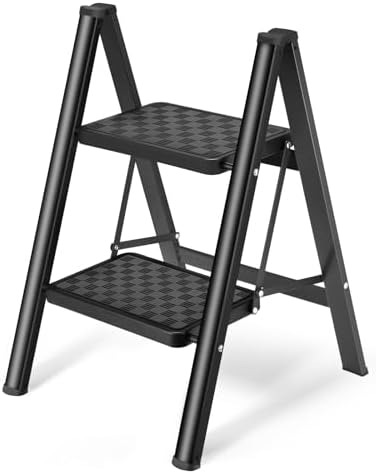 Amazon.com: Polder Mini 2-Step Stool, 17" High, 225 lb. (102 kg ...