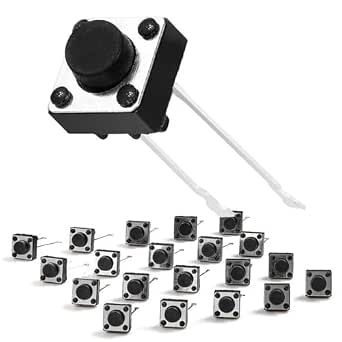 ElectroGlobal Micro Push Button Switch 2 Pin | PCB Mount Tactile Push ...