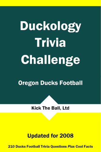 Duckology Trivia Challenge: Oregon Ducks Football: Kick the Ball ...