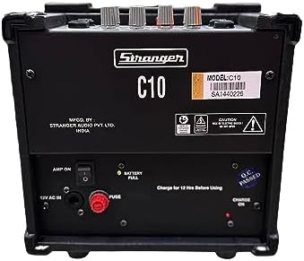 Stranger C10 (Guitar, Keyboard, Mic) Class D Powered with 5’’ Speaker ...