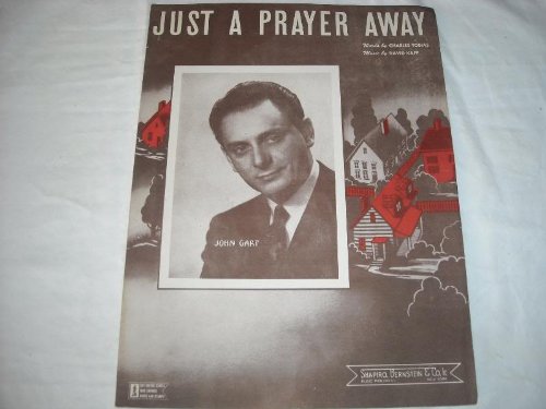 Amazon.com: JUST A PRAYER AWAY JOHN GART 1944 SHEET MUSIC SHEET MUSIC ...