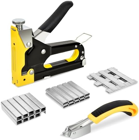 Shearly Staple Gun,3 in 1 Heavy Duty with Staple Remover and 3000 ...
