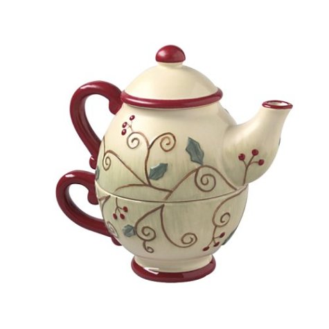 Buy Pfaltzgraff Pepperberry Sculpted Tea-for-One Online at Low Prices ...