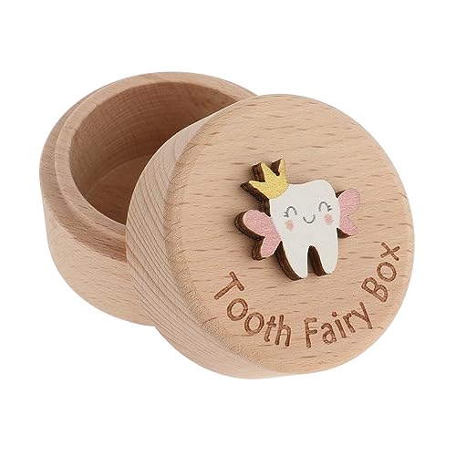 Snapklik.com : Tooth Fairy Box 3D Carved Wooden Cute Tooth Box Lost ...