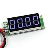 ・ブランド:Aexit・製造元:XDiscount・製造元/メーカー部品番号:t1711019129・製品名：LED電圧計、ディスプレイ：4桁7セグメントブルーLED、LEDディスプレイ：ブルー・電圧範囲：DC 0 - 50V;表示管サイズ...