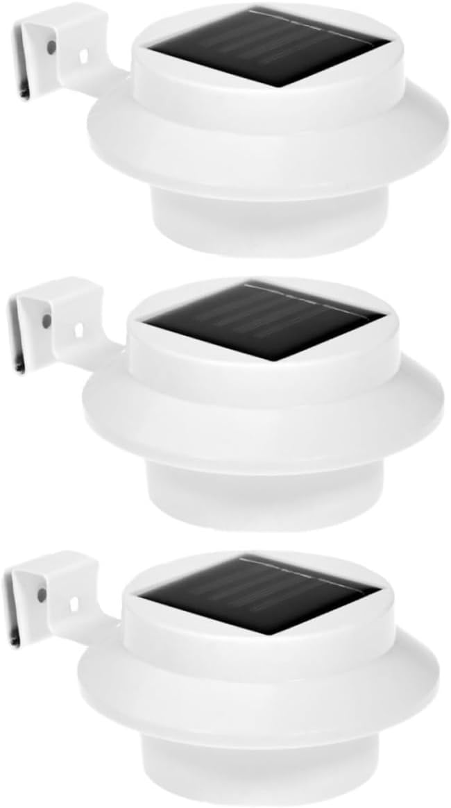 DOITOOL 3pcs Wall Lamp Solar Power Lights Outdoor Solar Powered Lights ...