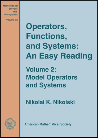 Buy Model Operators and Systems (v. 2) (Mathematical Surveys and Monographs) Book Online at Low ...