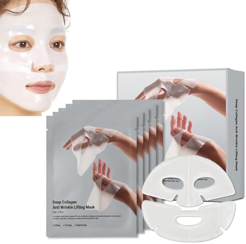 Amazon.com : Deep Collagen Overnight Mask,Bio Collagen Face Mask Set ...