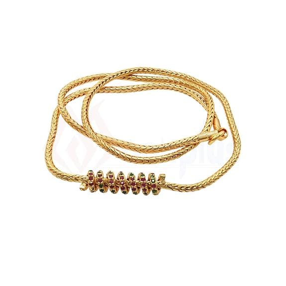 Buy Fashion jewell Designer spiral mugappu chain | Mugappu Thali chain ...