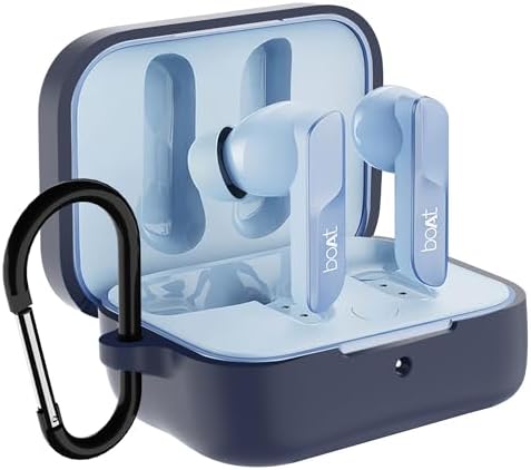 Sounce Earphone Case Cover for Boat Airdopes 800 TWS Soft Silicone Skin ...