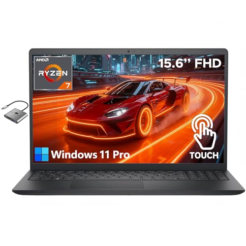 Dell Inspiron 15.6 inch FHD Touchscreen Laptop for Student and Business ...