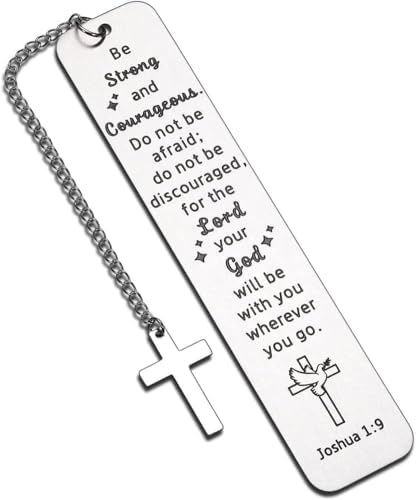 Amazon.com: Stainless Steel Bookmark for Bible -Christian Bookmarks ...