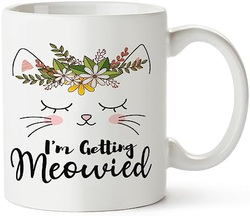 Amazon.com | I'm Getting Meowied Funny Wine Glass 15oz - Unique Wedding ...