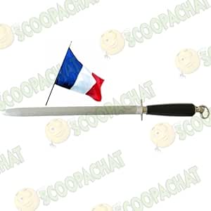Fusil boucher aiguiseur de couteaux ovale 44cm Thiers : Amazon.fr ...