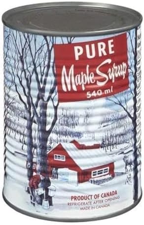 Amazon.com : Pure Maple Syrup, Canada No 1 Medium,can 540ml Made in ...