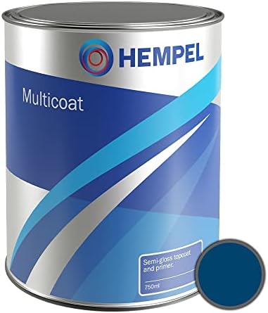 Hempel Multicoat White Topcoat - 750ml, Marine Grade Paint for Boats ...