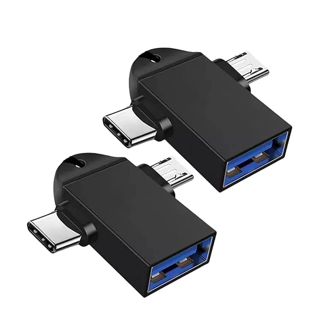 Mourkart 2 in 1 OTG Adapter, OTG Adapter Micro USB Type c, All in 1 ...