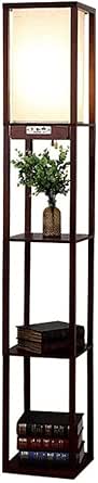 Amazon.co.jp: Floor Light Stylish Floor Stand Light 4 Inch Shelf Floor ...