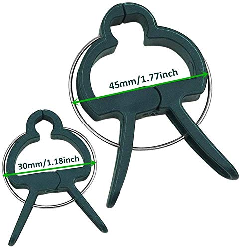 Amazon.com : 80 Piece Green Gentle Gardening Plant & Flower Lever Loop ...