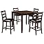Amazon.com: Signature Design by Ashley Bridson 5 Piece Counter Height ...