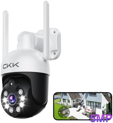 Amazon.com : CKK Wireless Cameras for Home/Outdoor Security, Solar ...