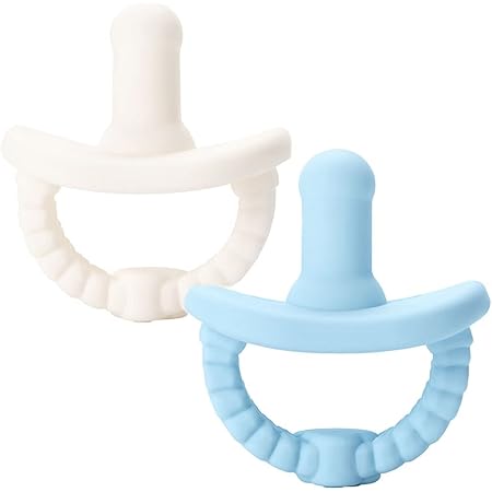 Amazon.com : Munchkin® Sili-Soothe & Teethe™, Silicone Pacifier ...