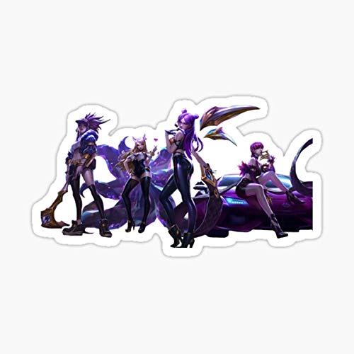 Kda League Of Legends Ahri Akali Evelynn Kaisa Sticker Sticker ...