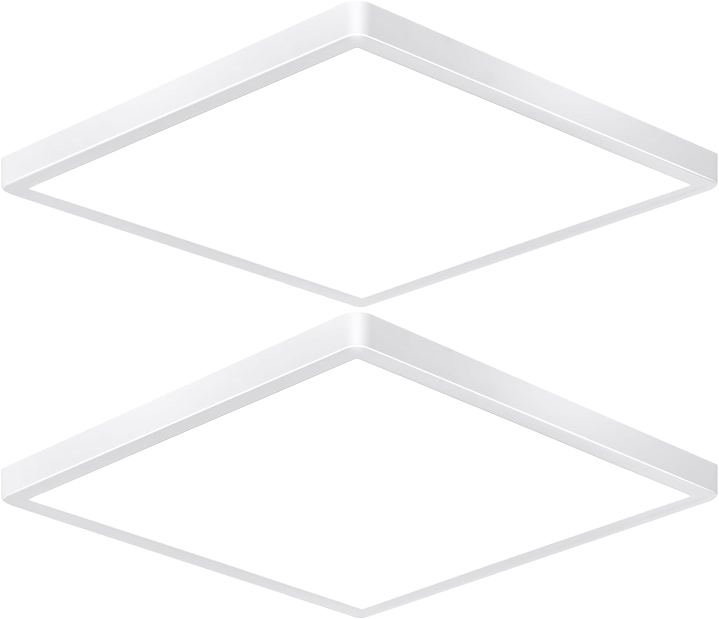 Flat LED Light Surface Mount 14-Inch Square White 3000K 1560LM - Amazon.com