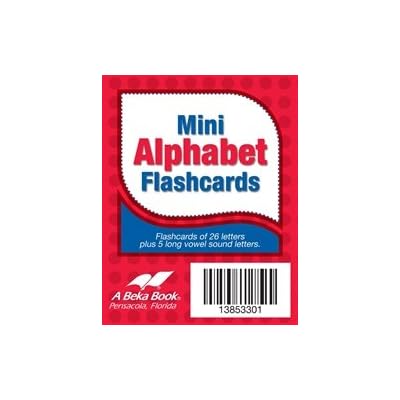 Mini Alphabet Flashcards - Abeka Kindergarten 1st Chile | Ubuy