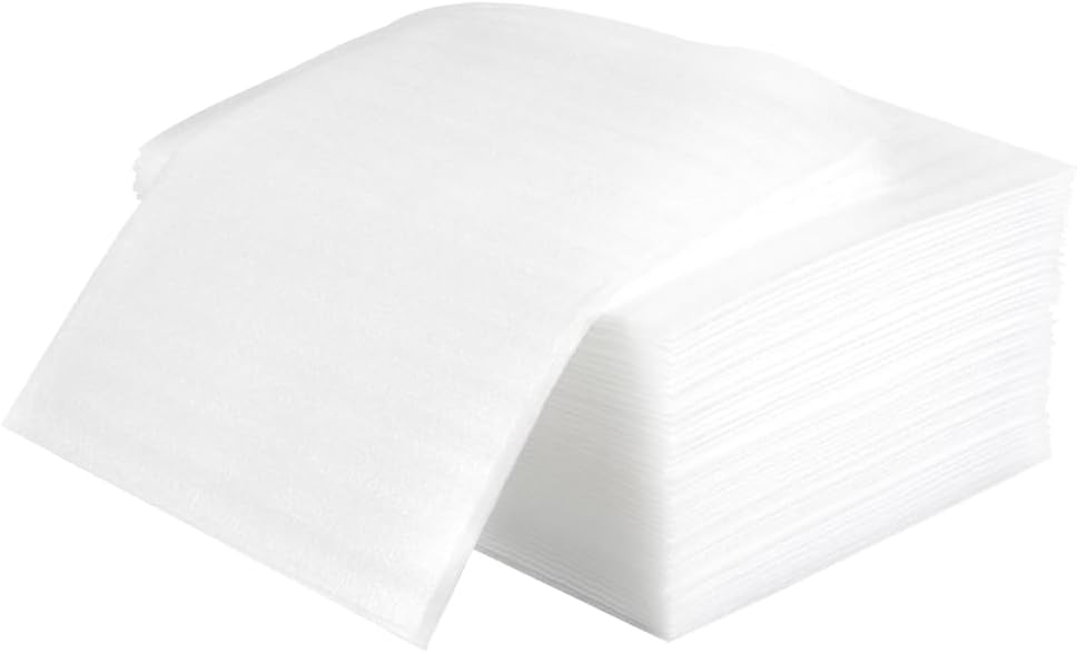 Amazon.com: GSHLLO 100 Pcs Foam Moving Wrap Sheets Cushioning Foam ...