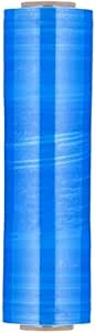Amazon.com : MMBM Tinted Blue Stretch Wrap, 20 Inch x 5000 Feet, 80 ...