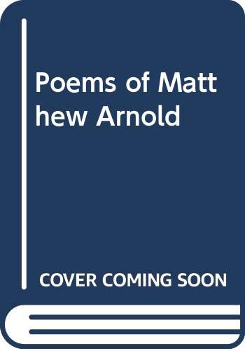 Poems of Matthew Arnold: Allott, Kenneth: 9780393043778: Amazon.com: Books