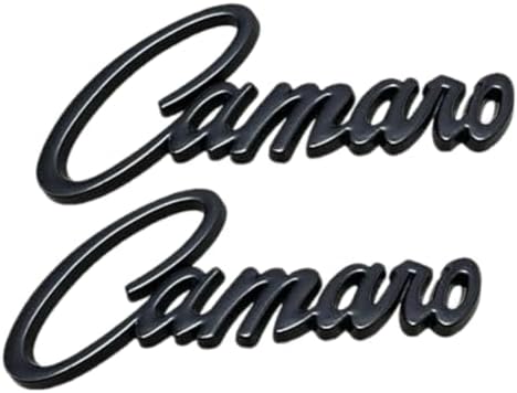 Amazon.com: 2Pcs Camaro Emblems 3D Metal Car Badge Sticker Letter ...