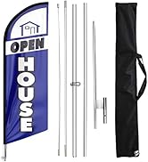 Amazon.com : Open House Flags for Real Estate Agents, Open House Flag ...