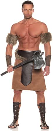 Amazon.com: UNDERWRAPS Mens Halloween Barbarian Costume - Faux Suede ...