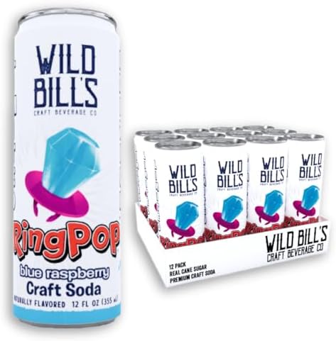 Amazon.com: Wild Bill's Blue Raspberry Ring Pop Craft Soda Pop Soft ...