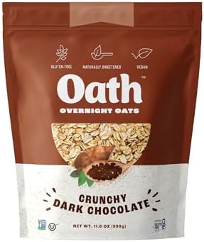 Amazon.com: OATH Crunchy Dark Chocolate Overnight Oats - Gluten Free ...