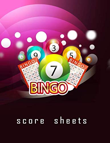 Bingo score sheets: score keeping logbook for bingo game players ...