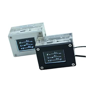 Computer Water Cooling Flow Meter Flow Indicator LED Thermometer Flow ...