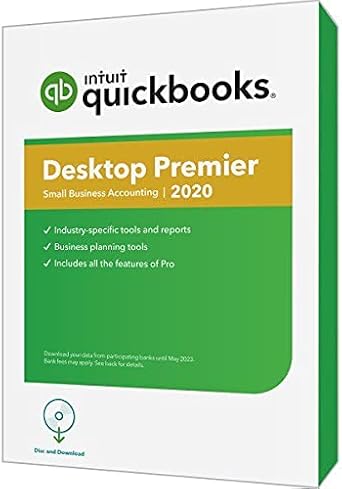 Amazon.com: QuickBooks, Intuit QuickBooks Desktop Premier 2020 ...