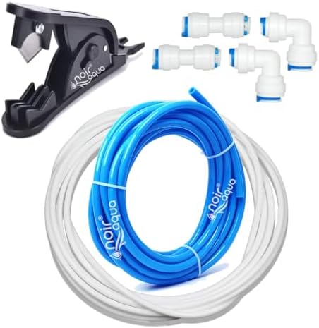 KRPLUS RO Fitting Push Fit Connector with 5 Mtr 1/4" RO Pipe For Water ...