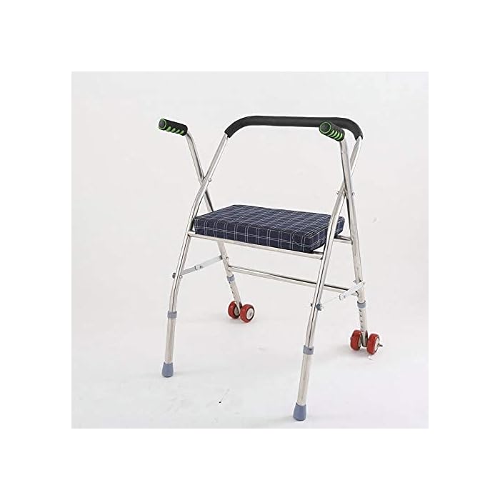 Buy Ultra Lightweight Folding Rollator Wheeled Walking Frame With Seat ...