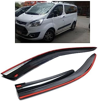 AUTO CLOVER Wind Deflectors Set for Ford Transit Custom 2012+ (2 pieces ...
