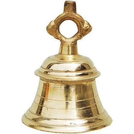 SG CRAFTS Brass Puja Hanging Bell, Mandir Ghanta for Home and Temple ...